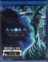 Alien Quadrilogy Blu-ray: Alien, Aliens, Alien³, Alien: Resurrection ...
