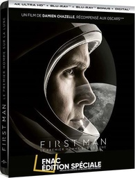 First Man 4K Blu-ray: First Man - Le Premier Homme sur la Lune 4K ...