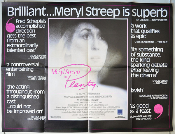 Plenty (1985)